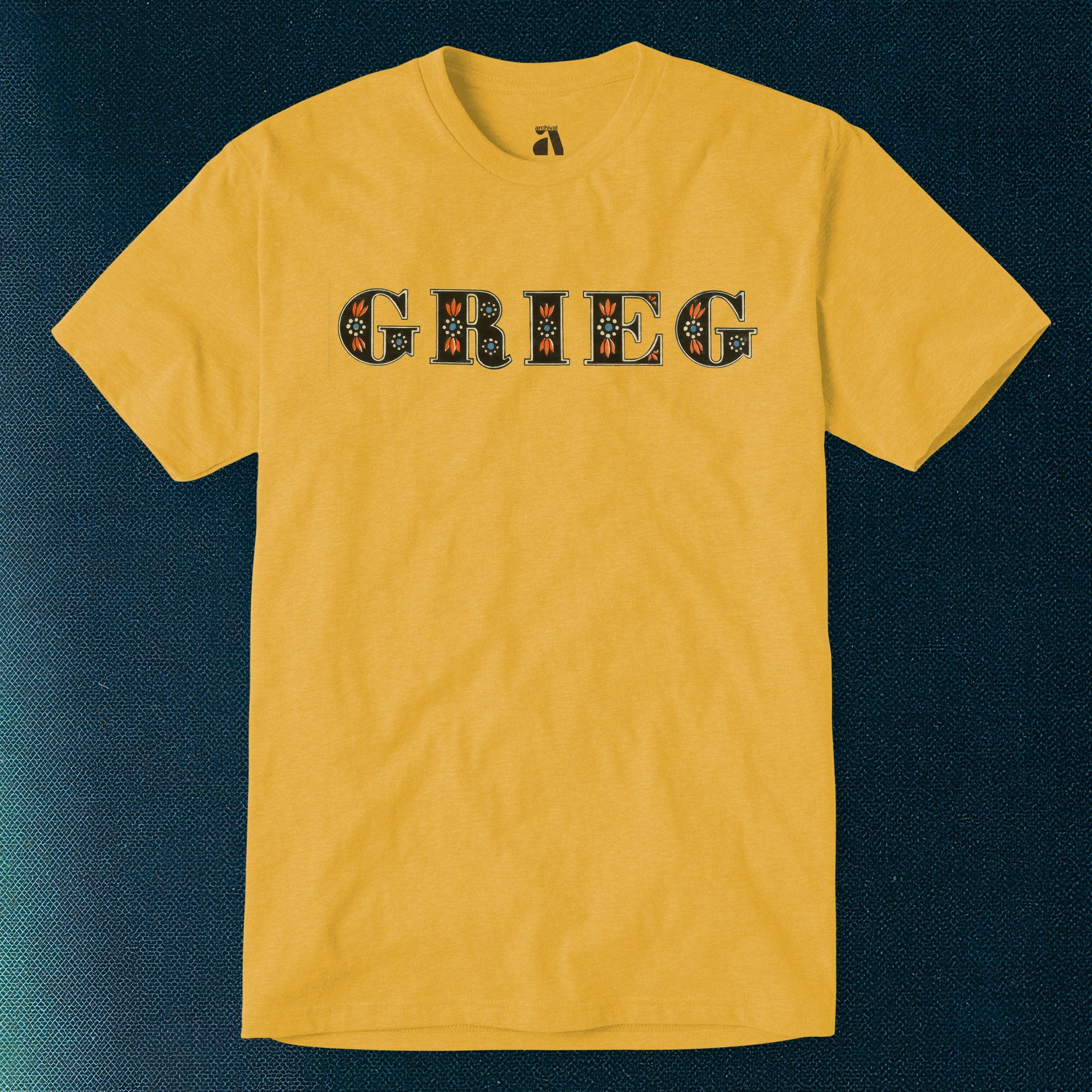 Edvard Grieg: Wordmark T-Shirt – Archival Apparel