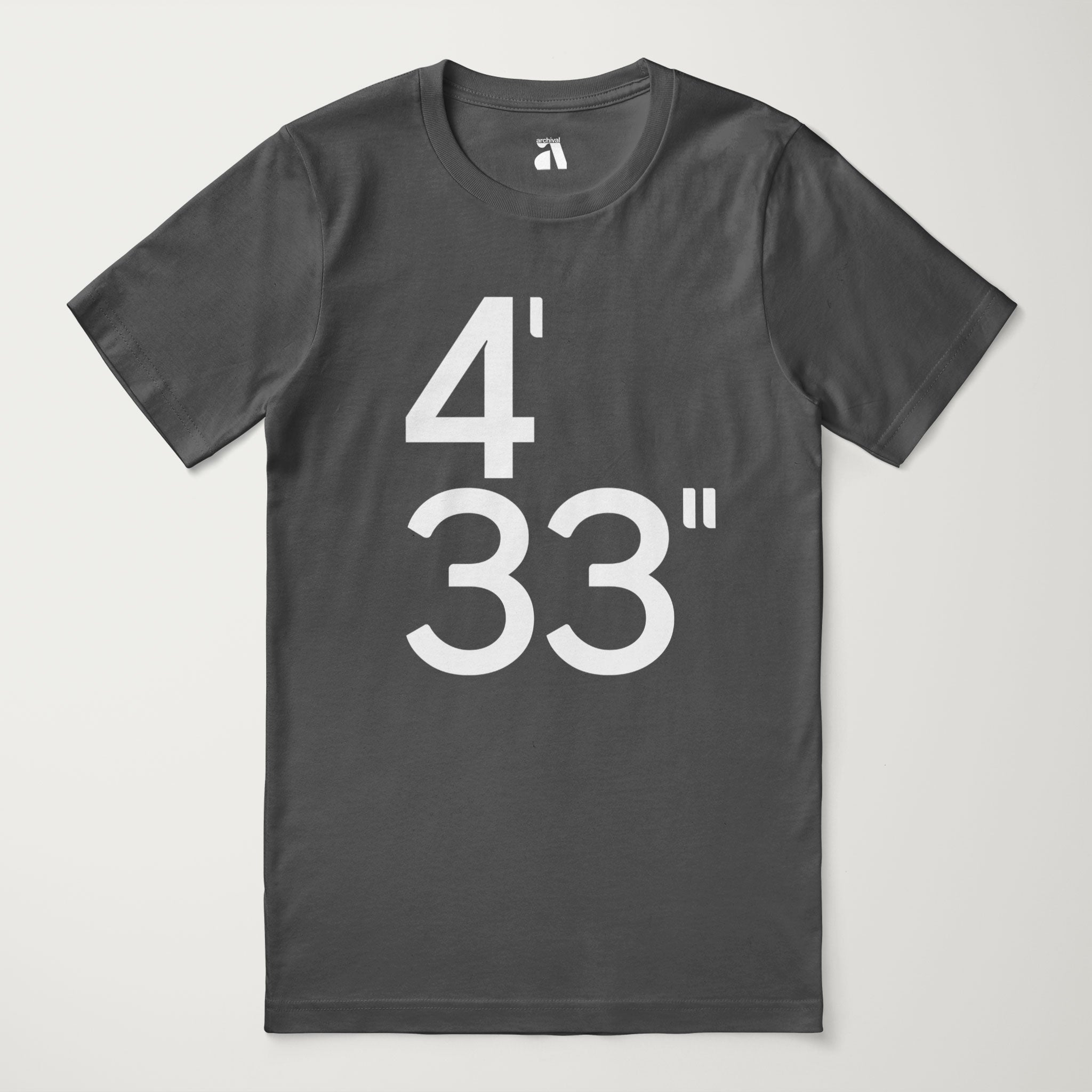 John Cage: 4'33" T-Shirt – Archival Apparel
